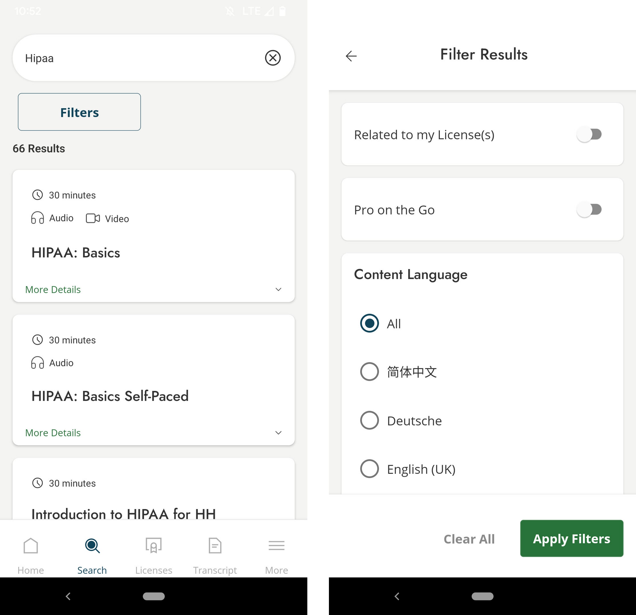 Relias Learner Mobile App