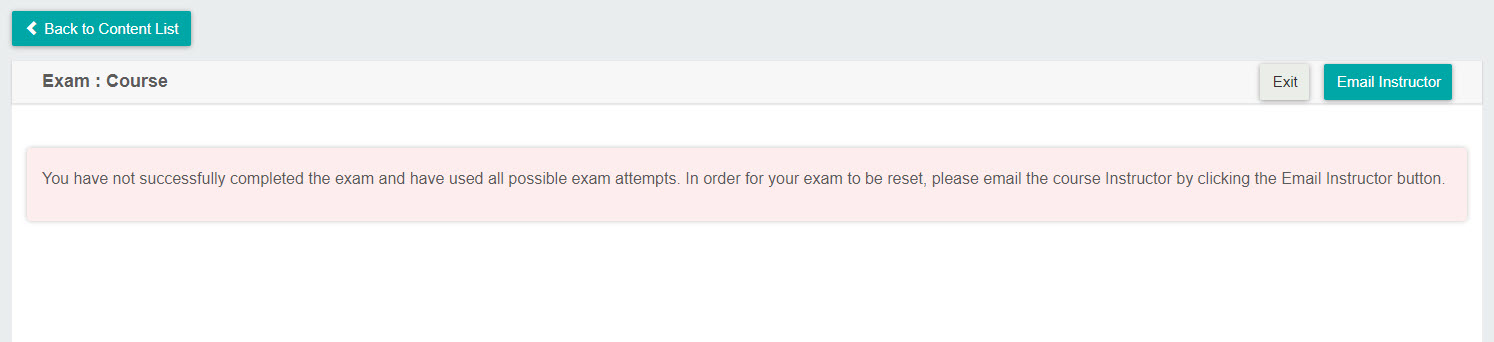 Why Can’t I Access The Course Exam?